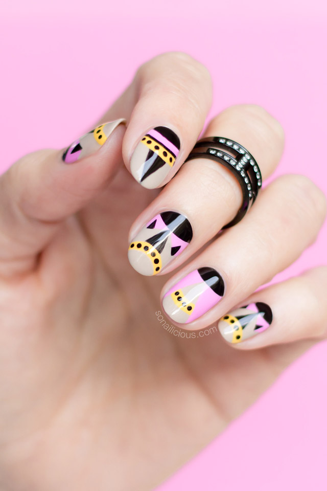 Simply Gorgeous Geometric Nails That You Can't Miss
