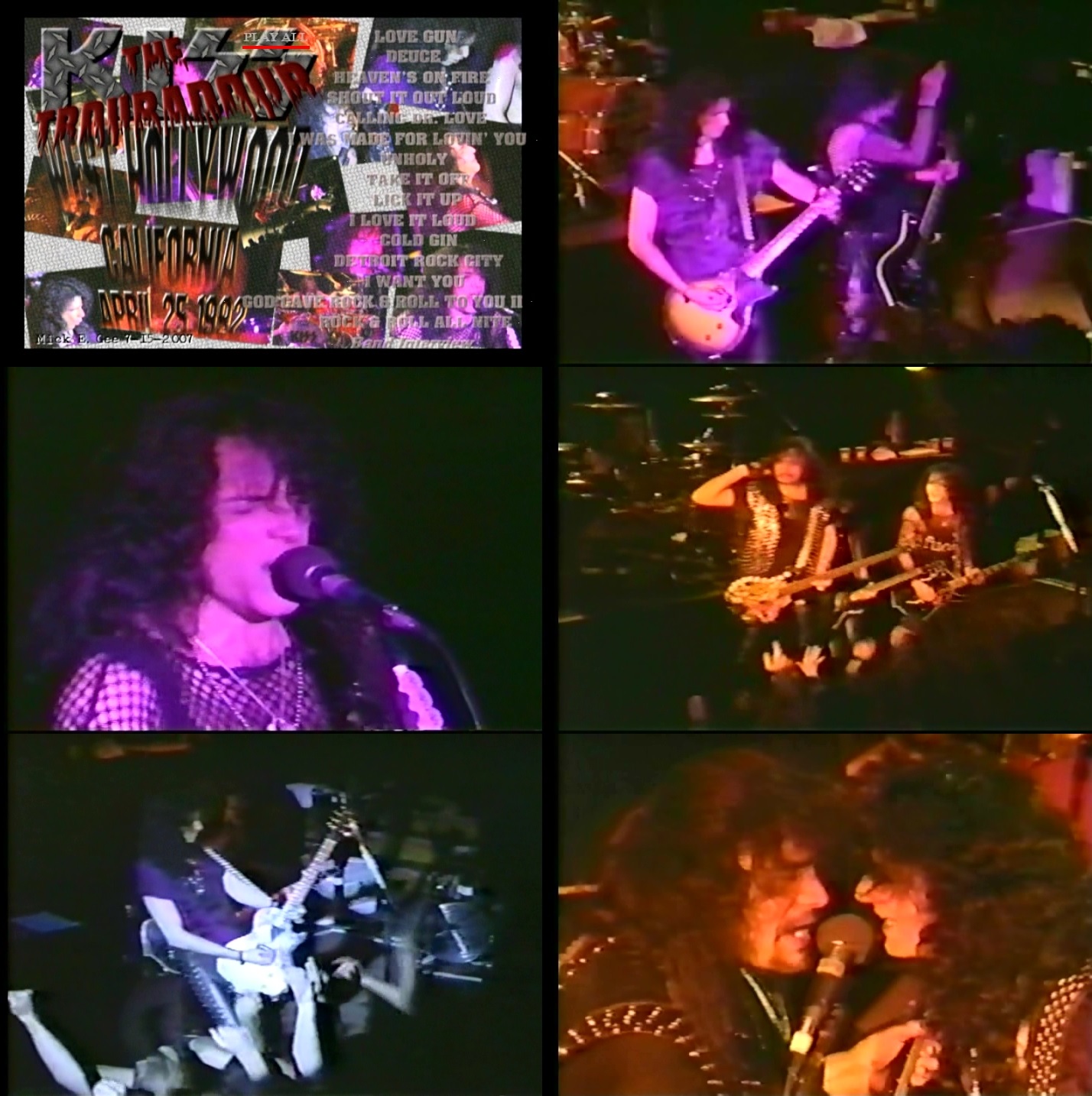 T.U.B.E.: Kiss - 1992-04-25 - West Hollywood, CA (DVDfull pro-shot)