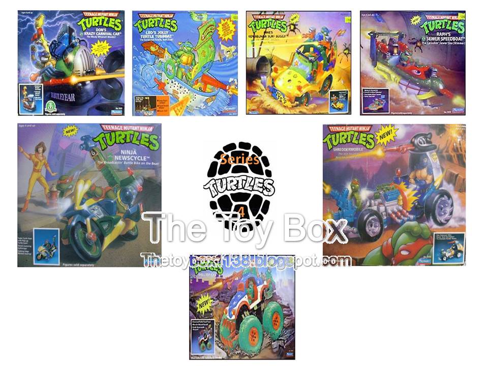 The Toy Box: Teenage Mutant Ninja Turtles: 1990 and 1991 (Playmates Toys)