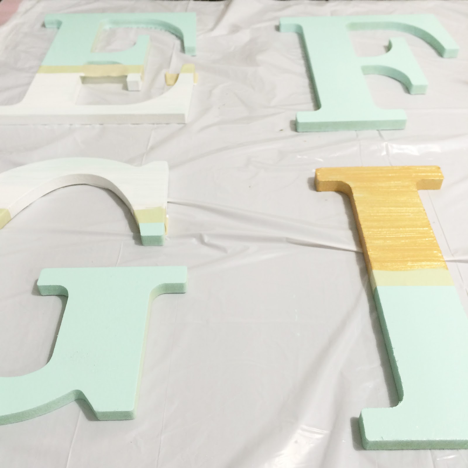 DIY Kid Room Alphabet Wall | Miss Audrey Sue