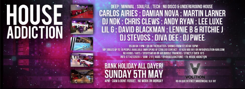 Deep House Events in London - UK