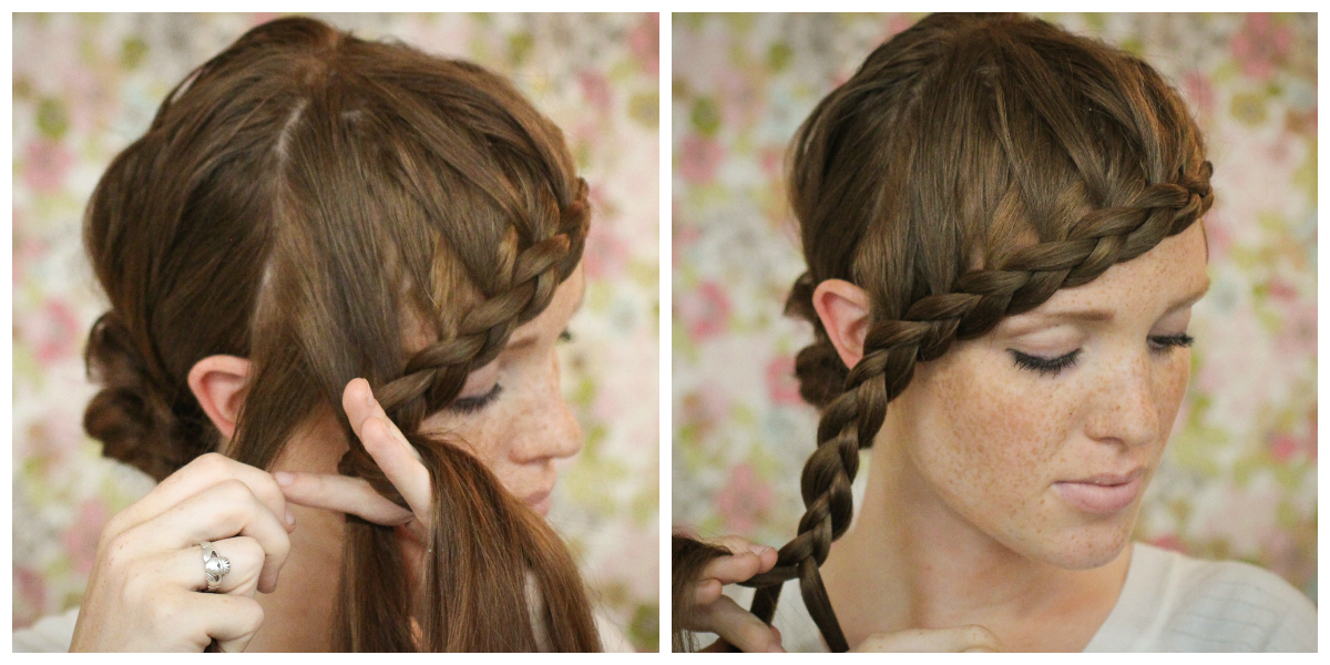 How To French Braid Bangs