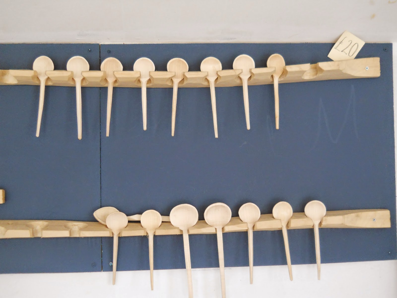 Visiting Barn the Spoon, spoon carving at his shop on Hackney Road in ...