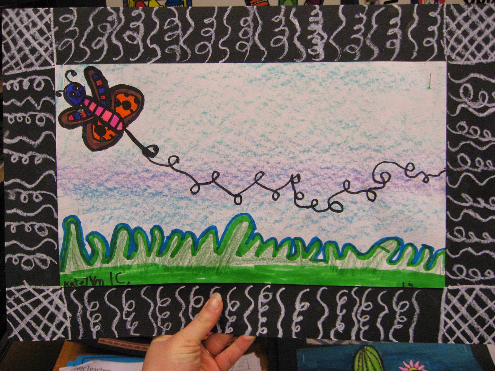 Jamestown Elementary Art Blog: 1st Grade Movement and Line Bugs