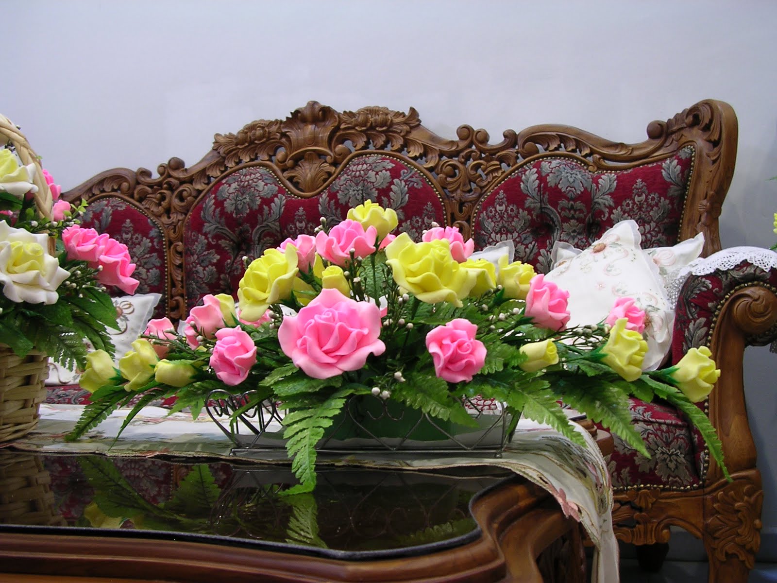 Bunga Sabun Collection: Gubahan bakul lonjong