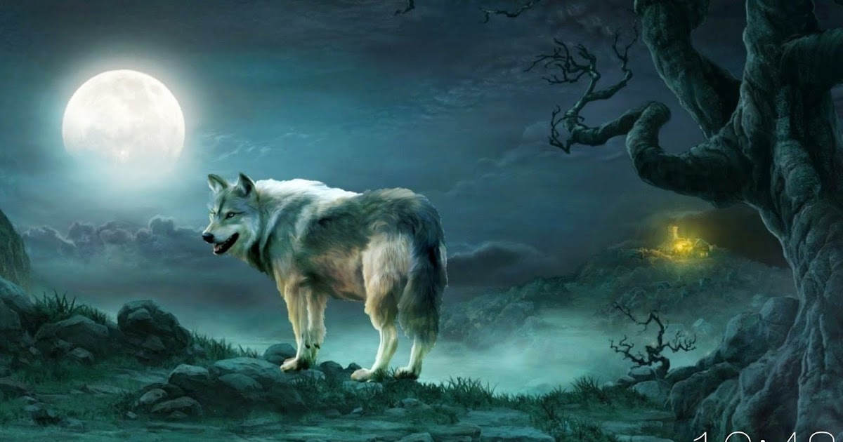 wallpaper engine Night of Wolf free download - wallpaper engine
