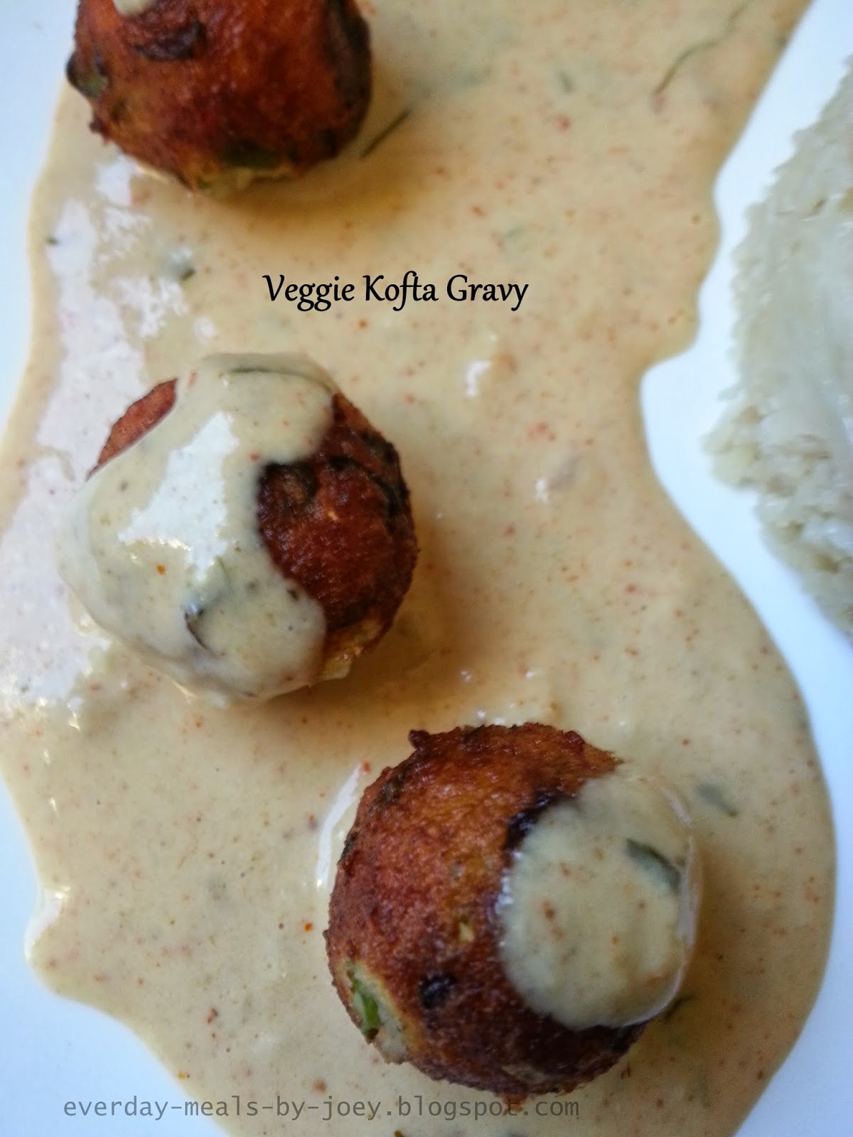 A complete meal - Cauliflower Pulao And Veggie Kofta Gravy | Everyday ...