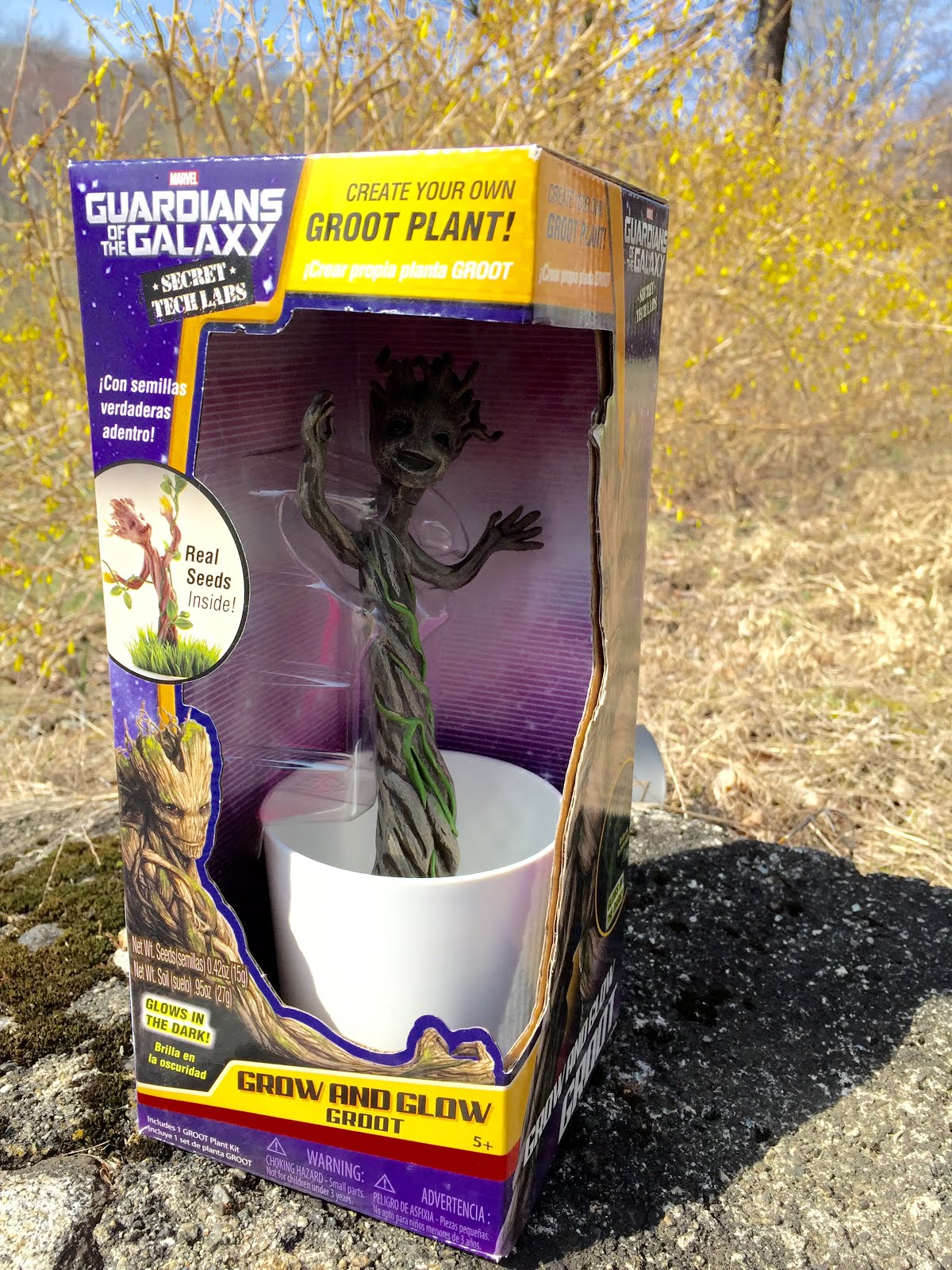 Hands-On Science with MARVEL Guardians of the Galaxy Grow and Glow Groot