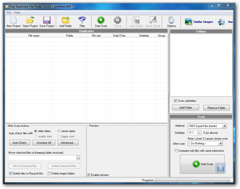 Fast duplicate file finder - tjqust
