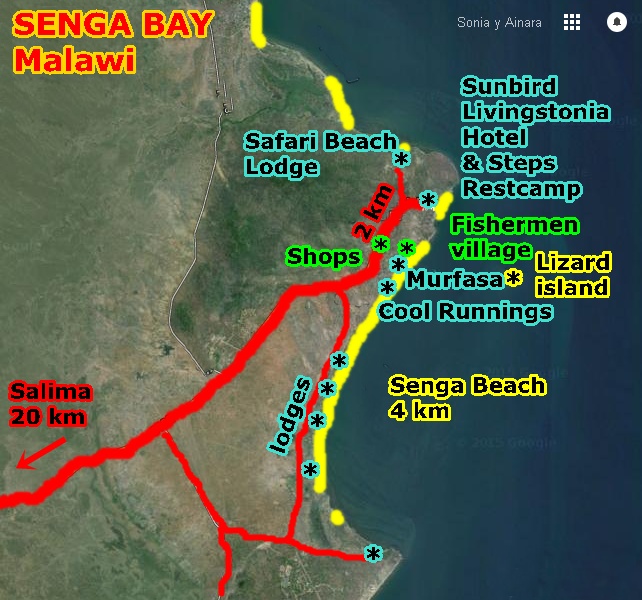 Traveling through Malawi on a budget. Senga Bay and southern Malawi..