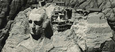 Mount Rushmore in Pictures: Mount Rushmore Construction Photos