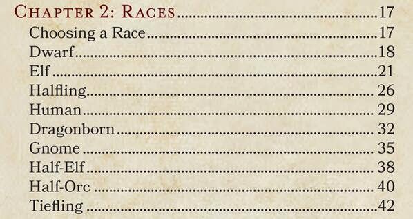 El Guardián de los Arcanos: Las razas del D&D 5ª edición