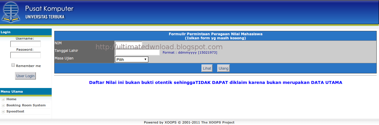 Cara Melihat Nilai UT Universitas Terbuka Secara Online | Ultimated