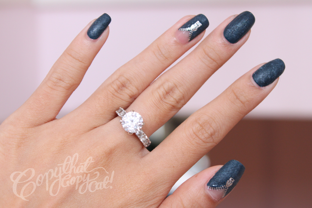 KKCenterhk blog: Denim Zipper Nails + Product Review from KKCenterHK by ...