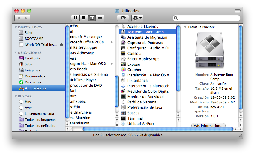 De todo un poco: Boot Camp // Win 7