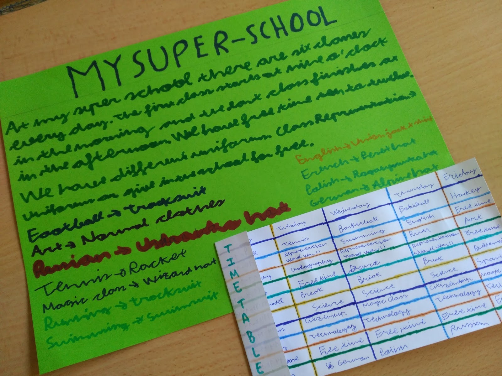 MsisabelonlinE, your English Blog: My Super School & School News