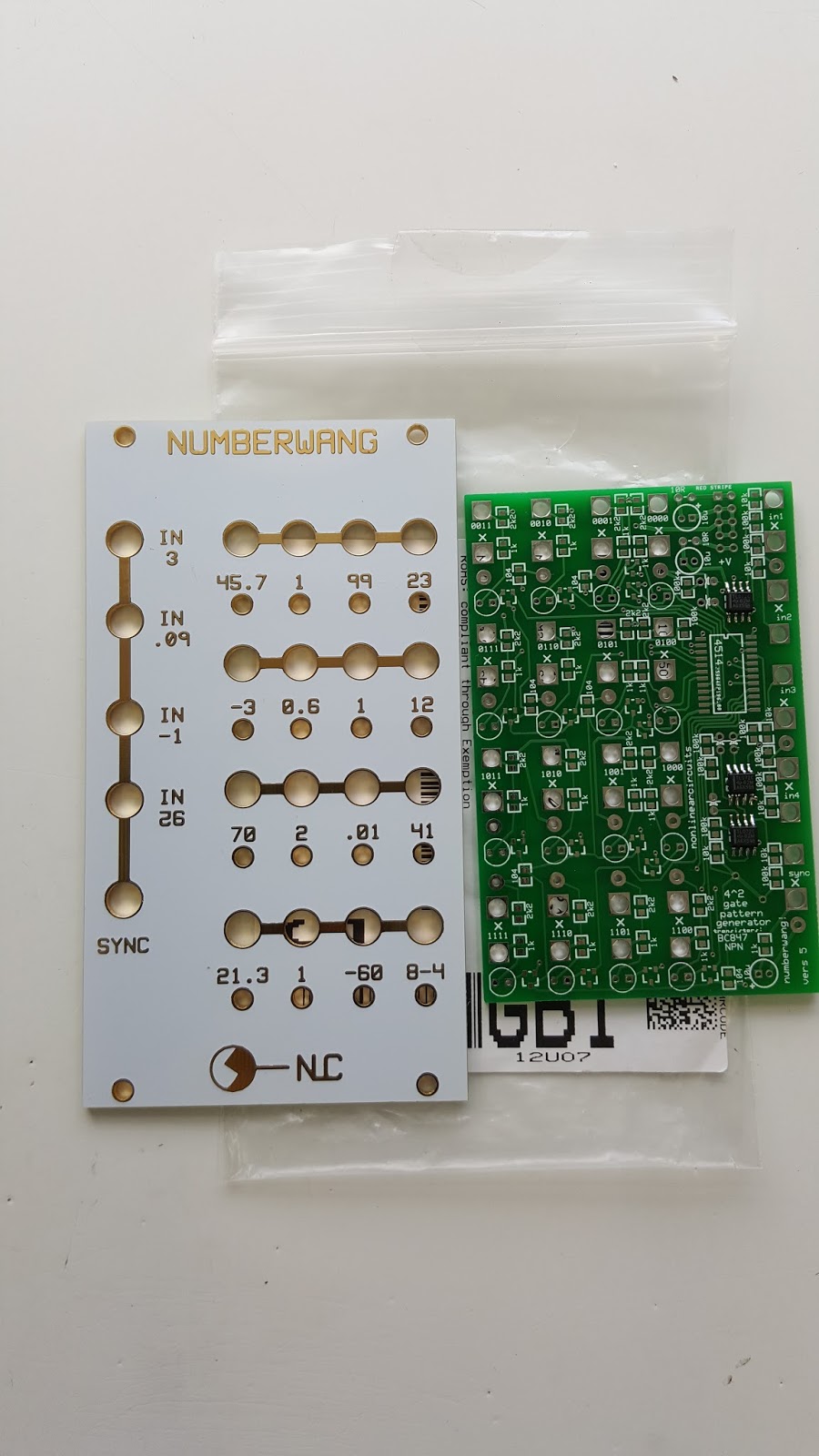 JonDent - Exploring Electronic Music: Numberwang - NLC - Build notes