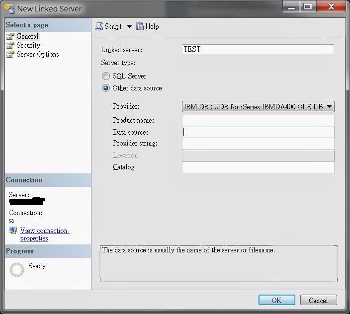 [SQL Server] 利用Linked Server轉移大量數據到SQL Server之方法(以AS400為例)