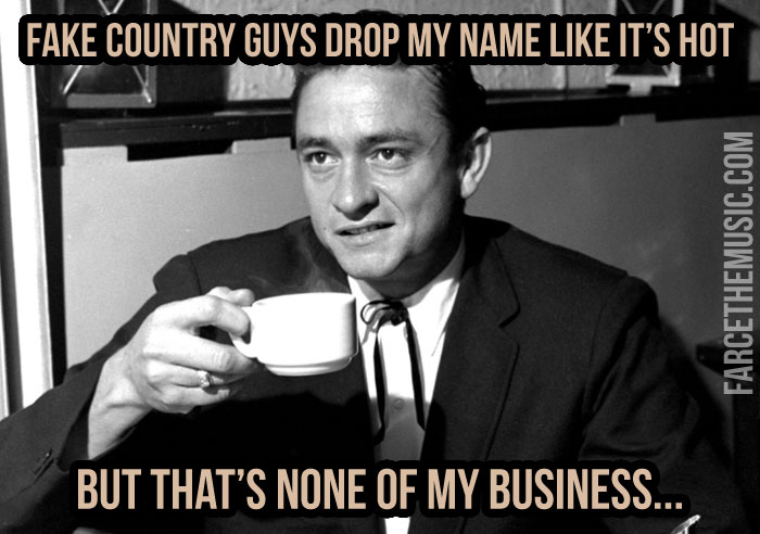 Farce the Music: Monday Morning Memes: CMAs, Johnny Cash, Chris Janson