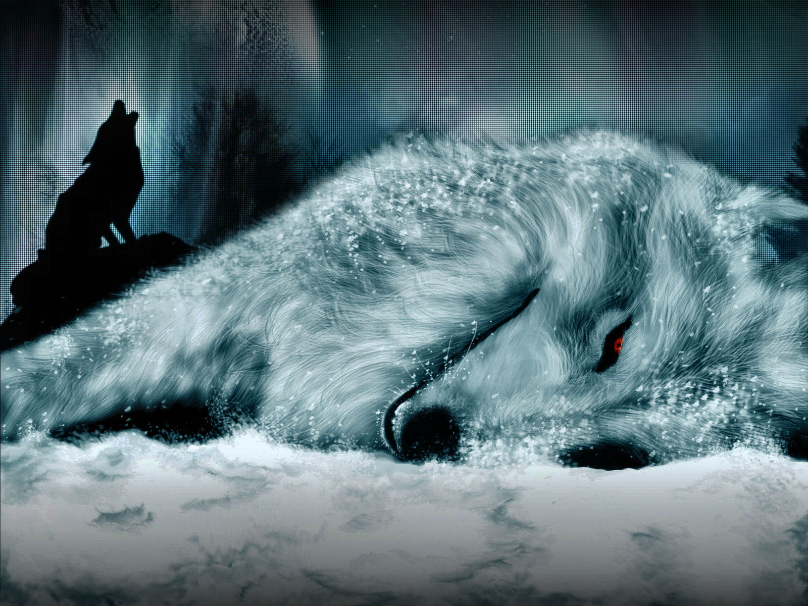 HQ Wallpapers: 3D Wolf Photos