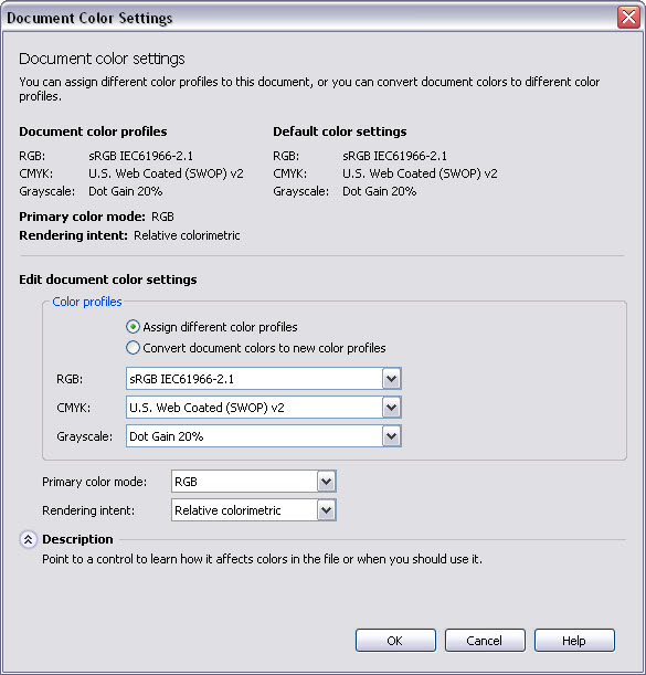Color Management pada CorelDRAW X5 | Belajar CorelDRAW