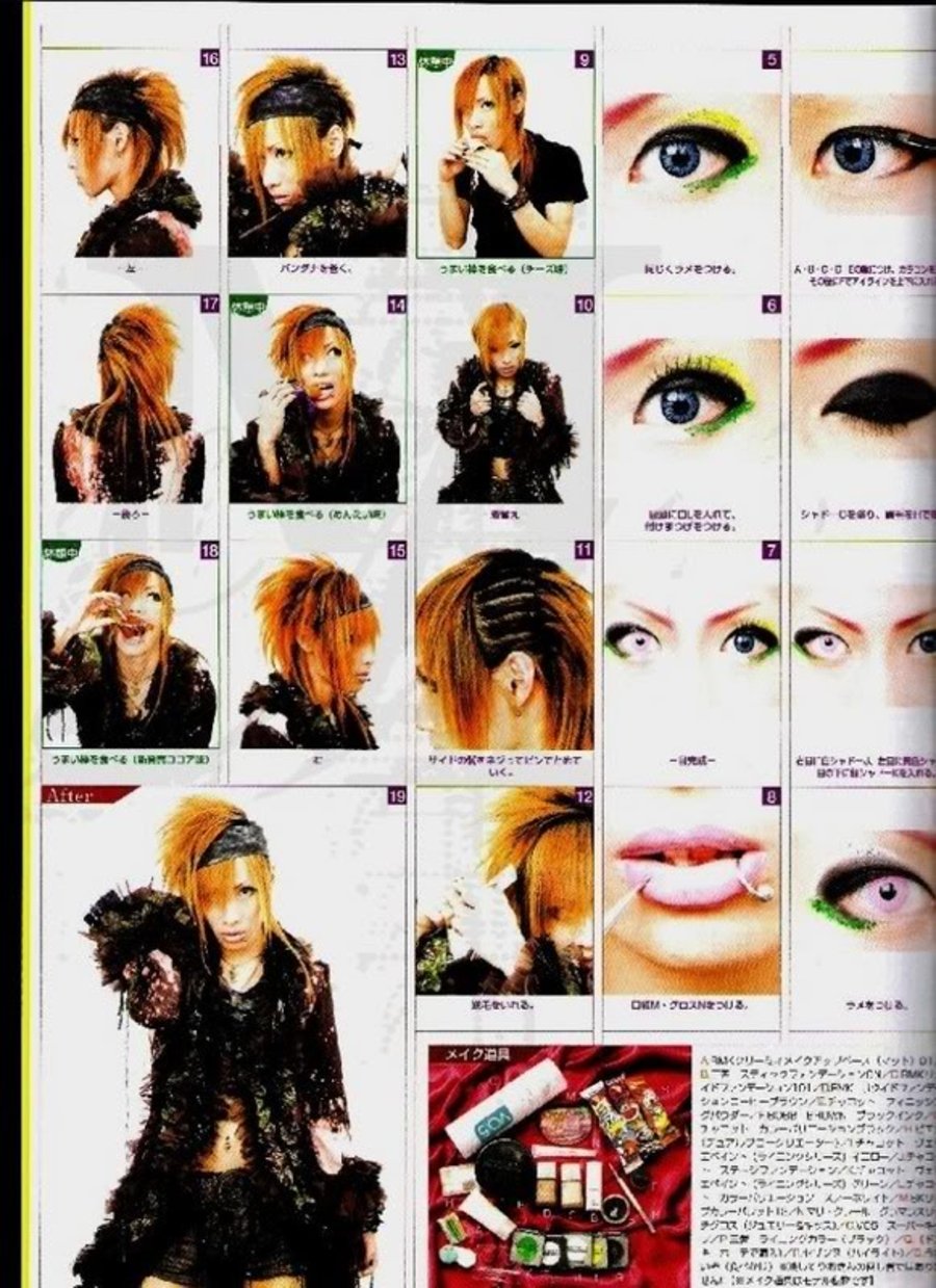Tutorial Cosplay: visual kei
