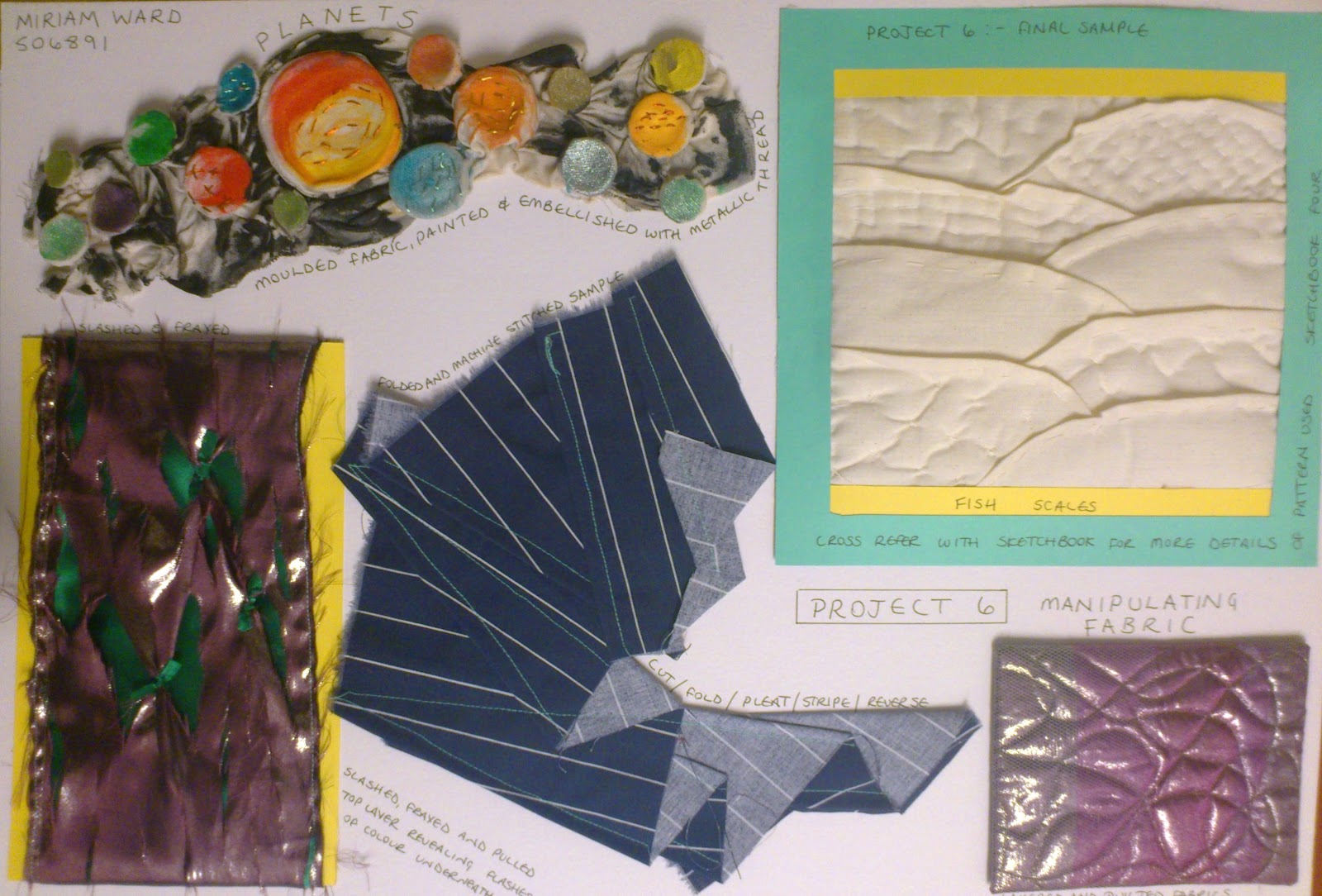 Miriam Ward Textiles: Textiles Degree Storyboards