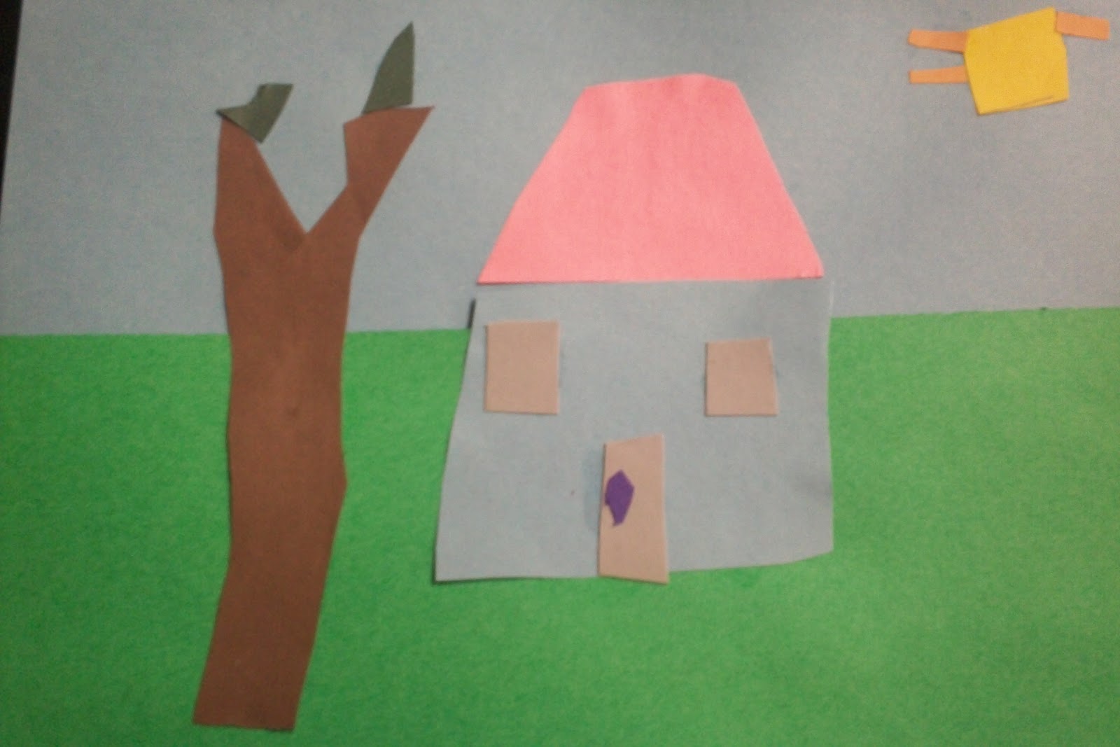 Art With Mr. E: House Collages: Kindergarten
