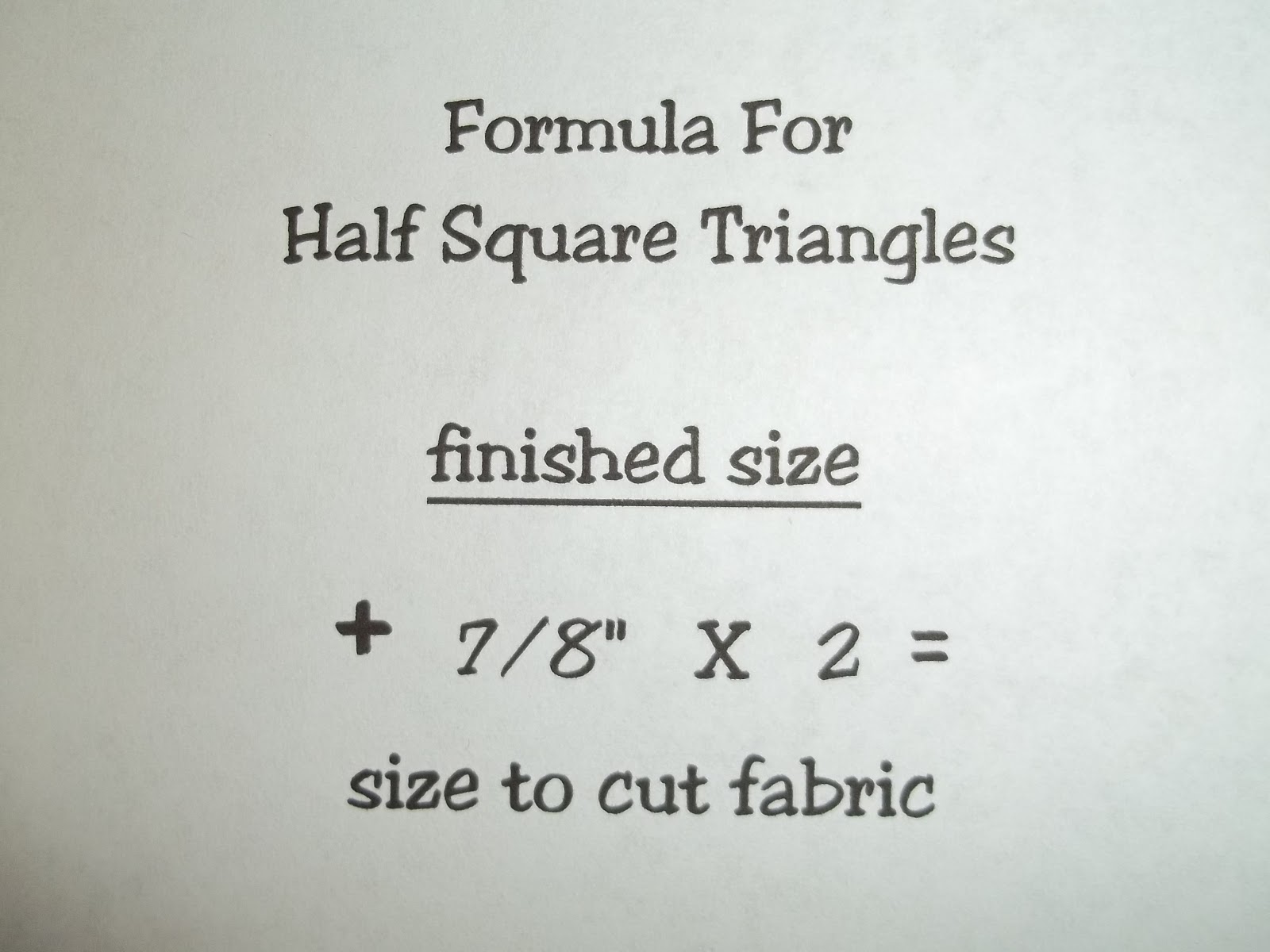 Simply Put Plus: Tutorial-Equation for Half Squares