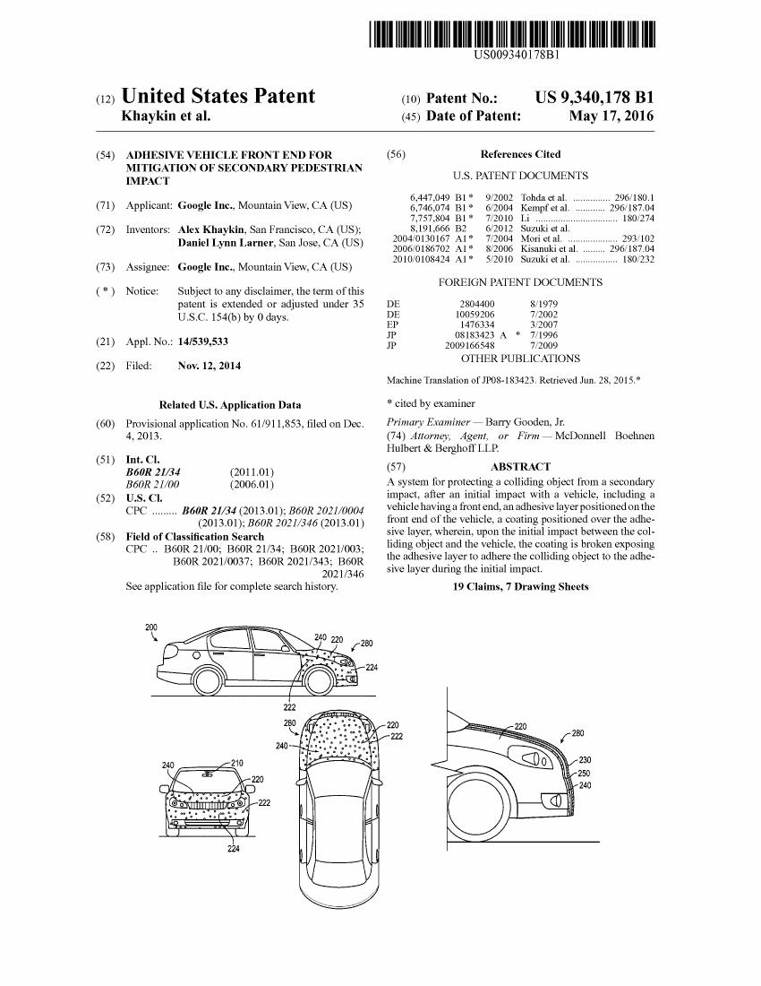 Just A Car Guy: Google has patented human flypaper for autonomous cars ...