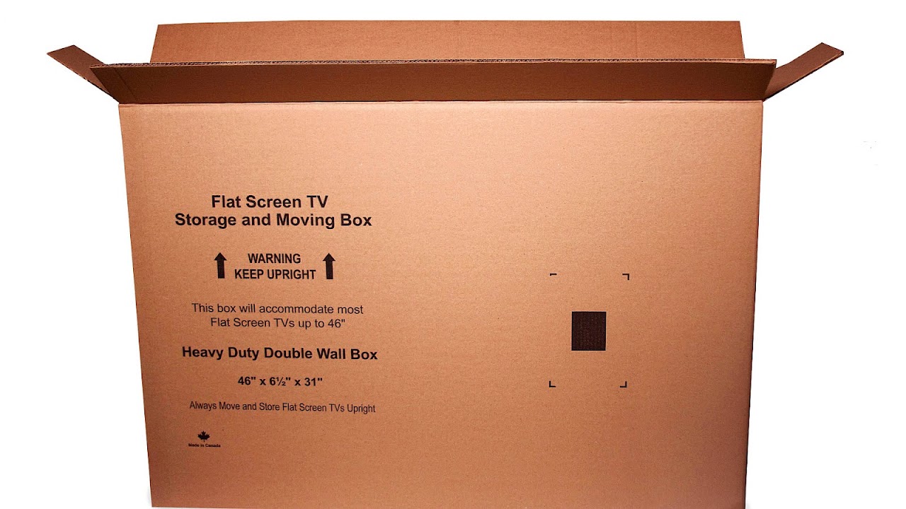 Flat Screen Moving Boxes - Box Choices