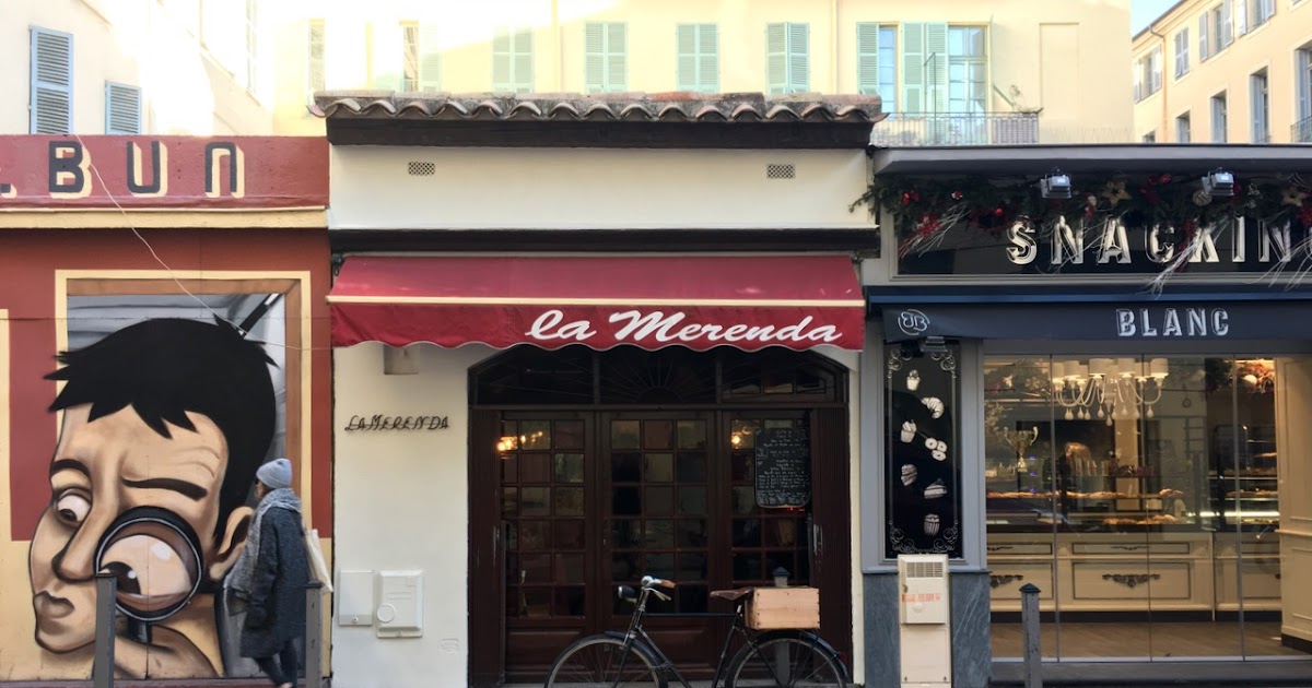 not drinking poison in paris: not drinking poison in nice: la merenda
