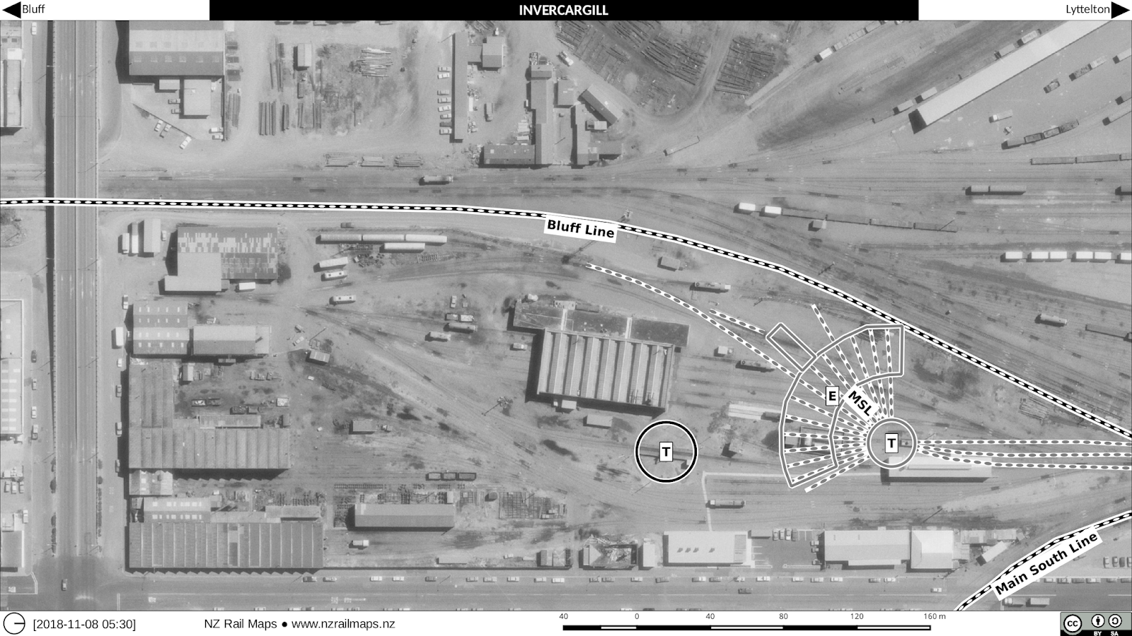 New Zealand Rail Maps: Kingston Branch [2B]: Invercargill-Makarewa 2 ...