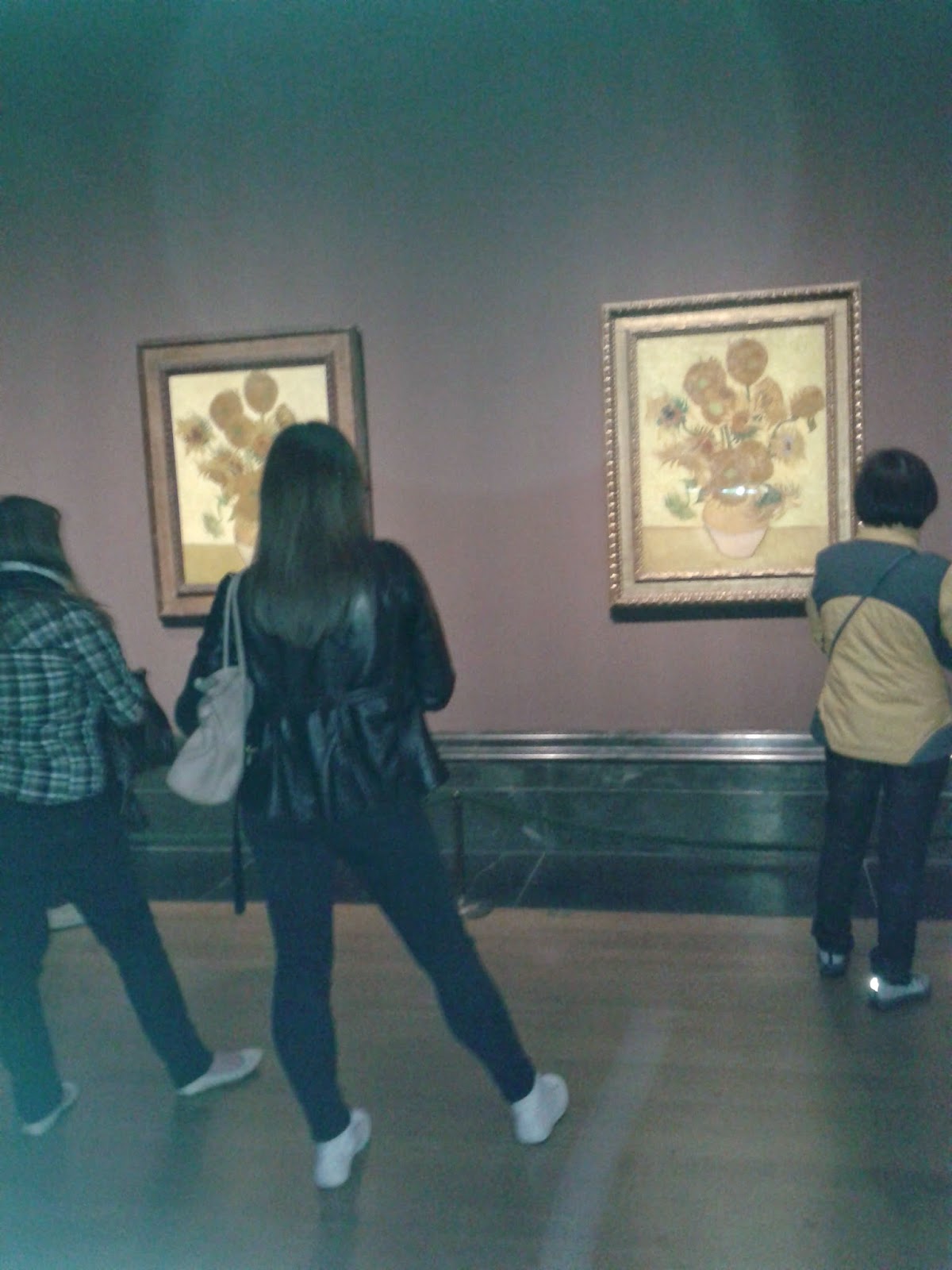 Janet Hyland's Paintings : Scribbles on Wood: Van Gogh "Sunflowers" at ...