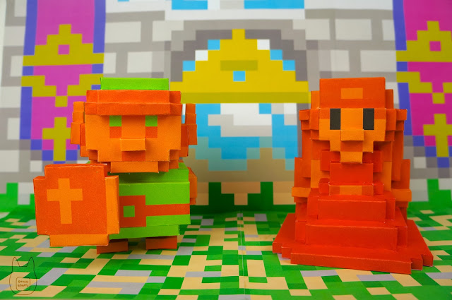 Otaku Crafts: Make Your Own 3D 8-bit Link & Zelda