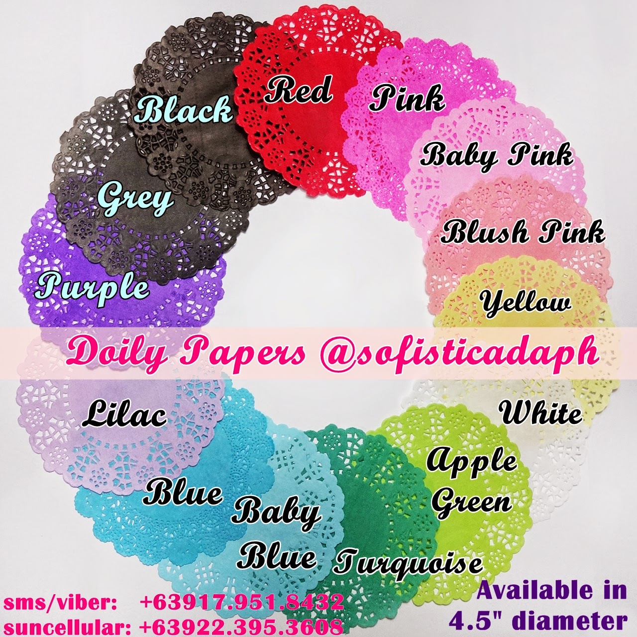 Sofisticada : Doily Papers Philippines