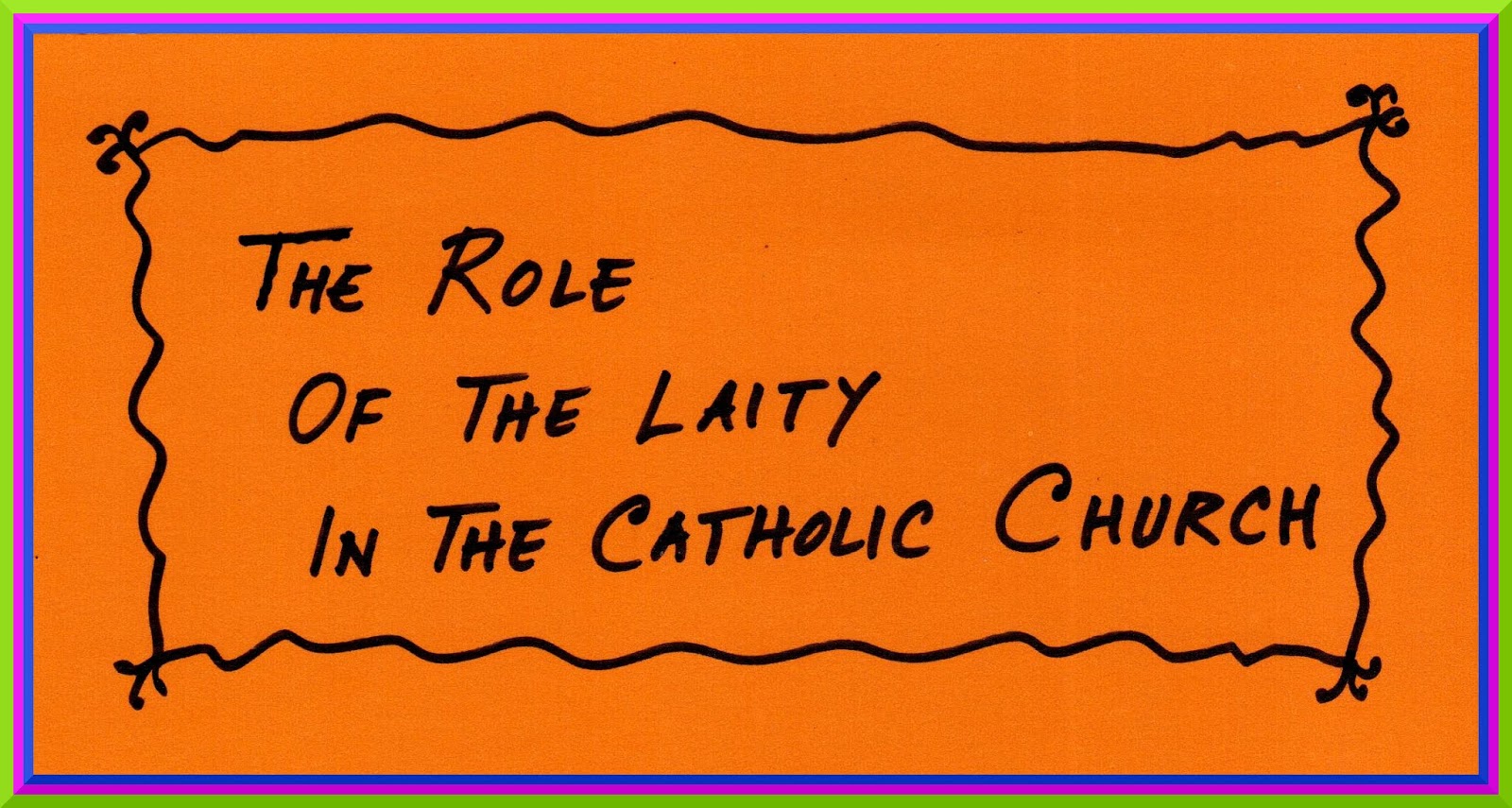 Bangladesh Canada and Beyond: The Role Of The Laity In Today's Catholic ...