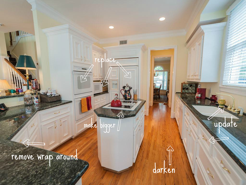 name 5 things.: Kitchen Counters