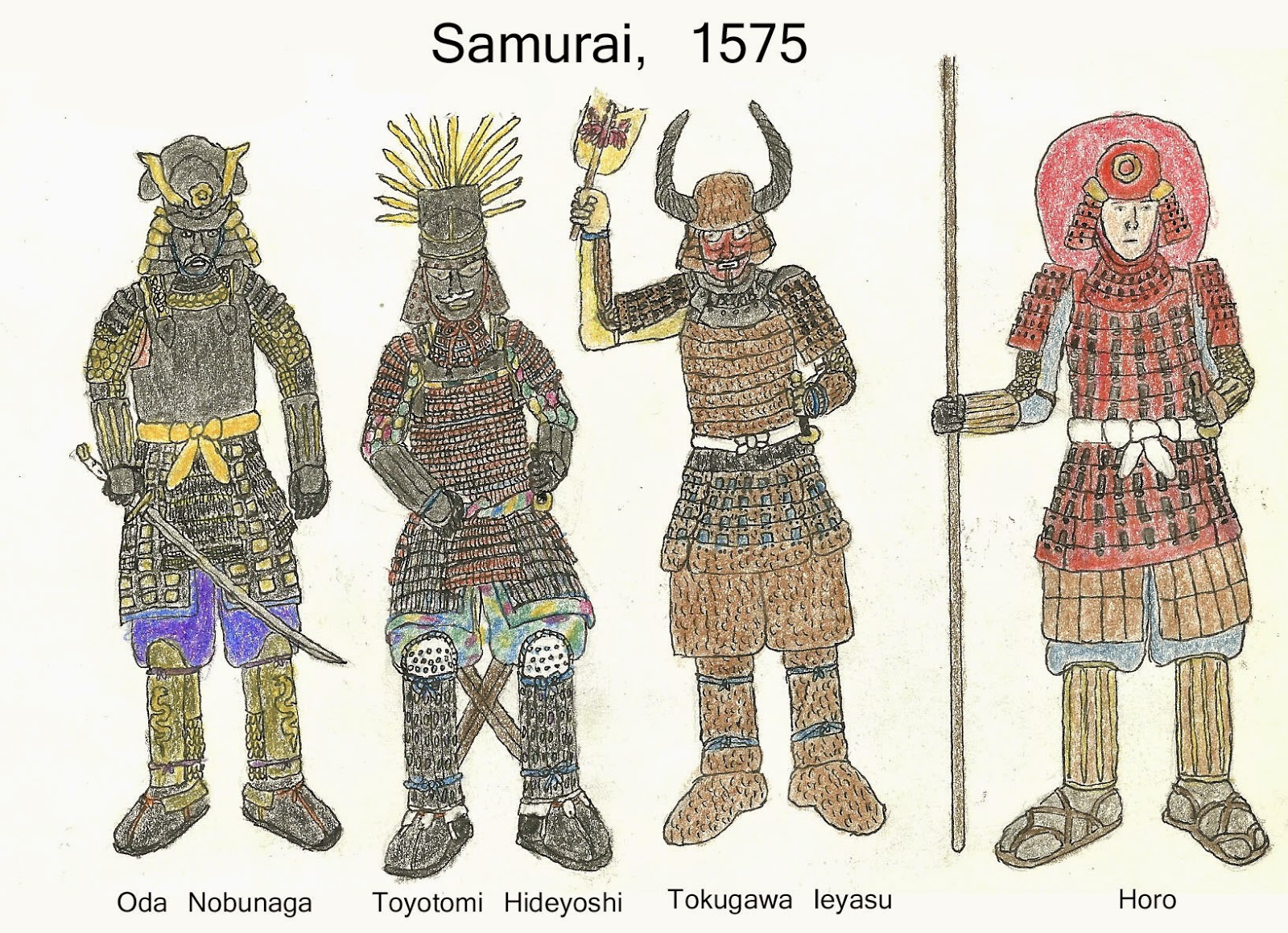 Robert Fisher Historical Art Blog: Tercios, 1587 and Samurai, 1575