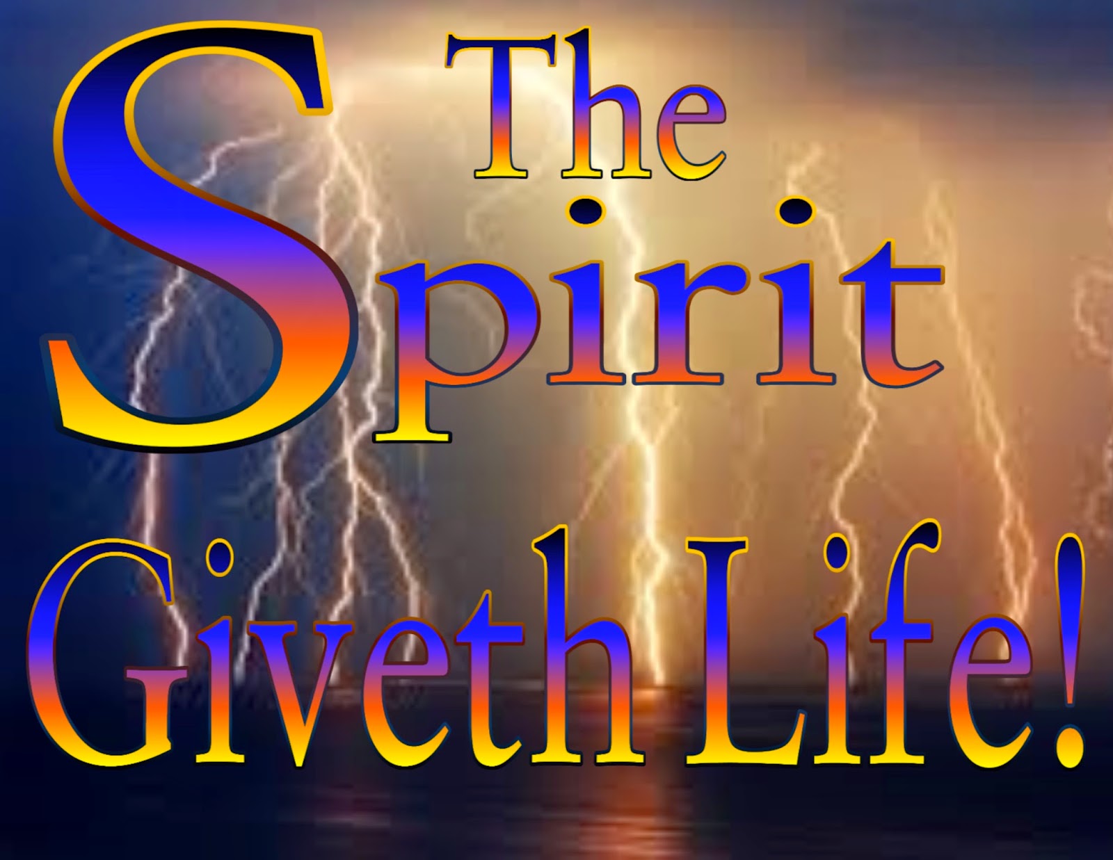 MaxEvangel: The Spirit Quickens!