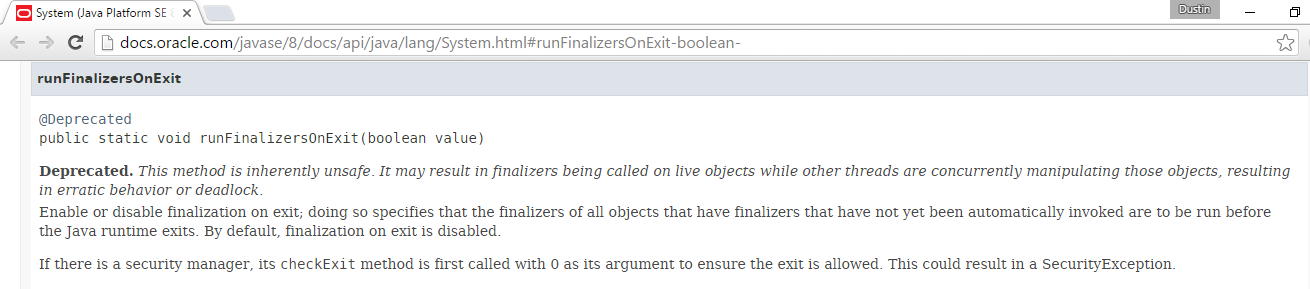 Inspired By Actual Events Applying Jdk 9 Deprecated Enhancements
