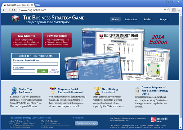 เส้นทาง..MBA ม.รามคำแหง: BUS 7017 : Business Strategy Game - Online