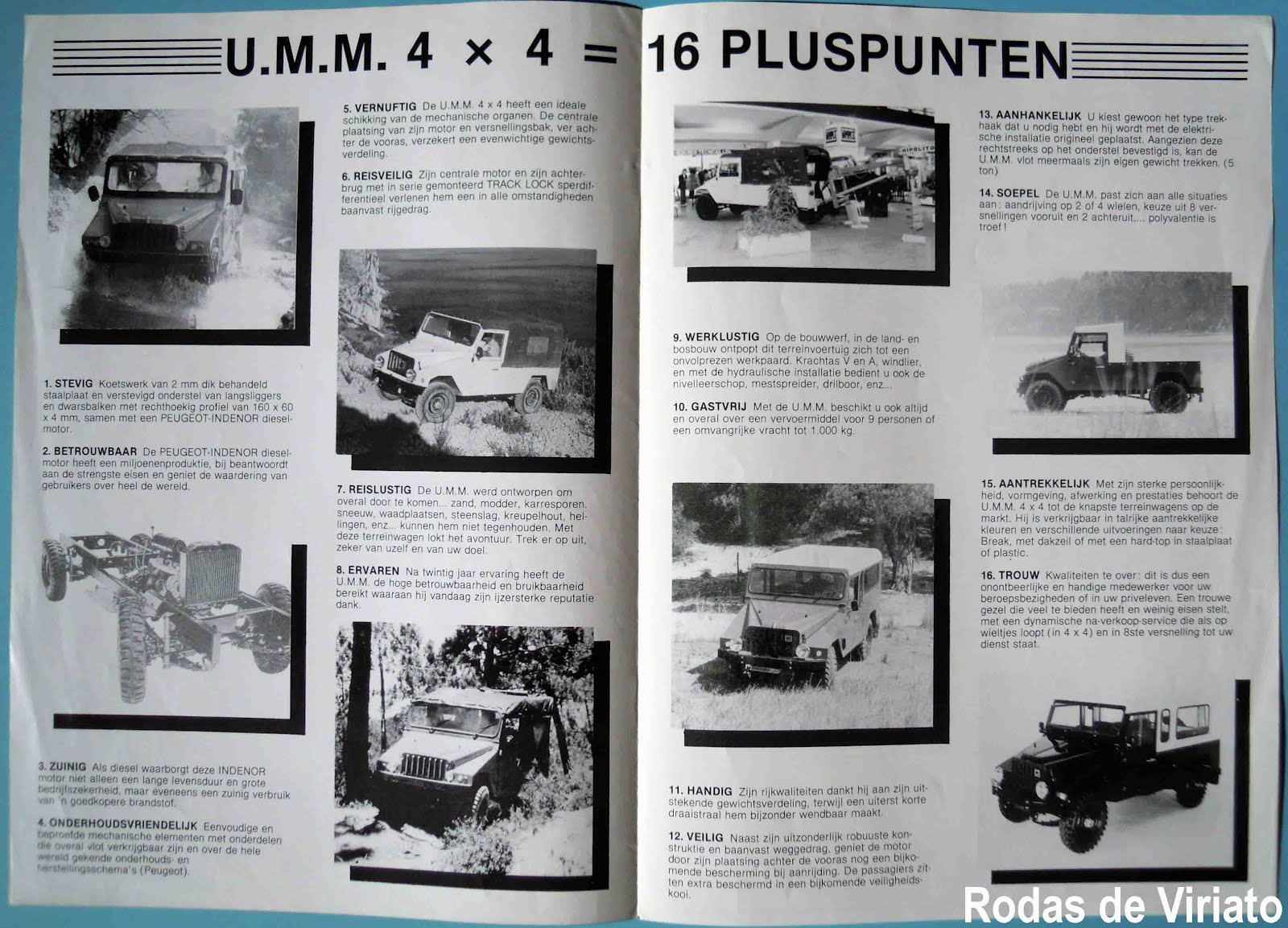 Folheto UMM Cournil 4x4 - Luxemburgo
