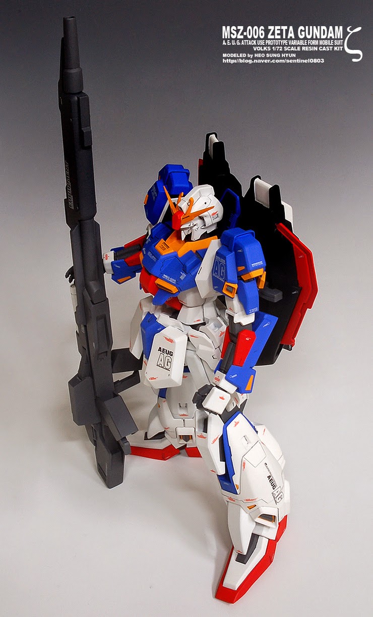 Painted Build: Volks 1/72 Zeta Gundam resin kit