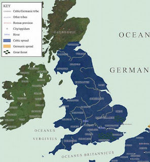 Grymvald Gazetteer: Mapping Monday - Early Tribes in Britain