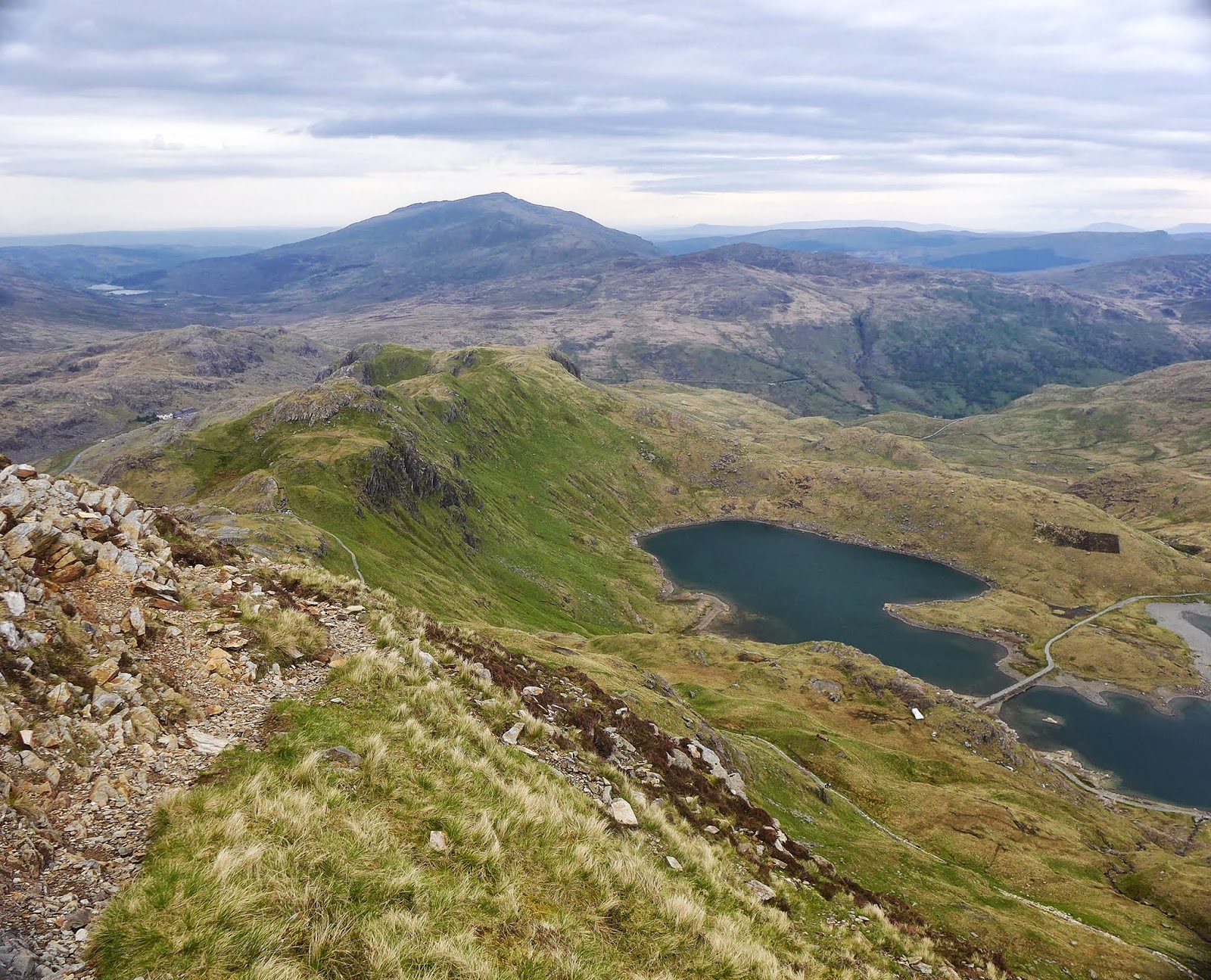 summit and camp: Crib Goch & Snowdon