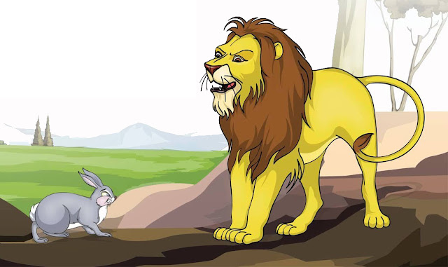 Children Stories: Lion and the rabbit short story