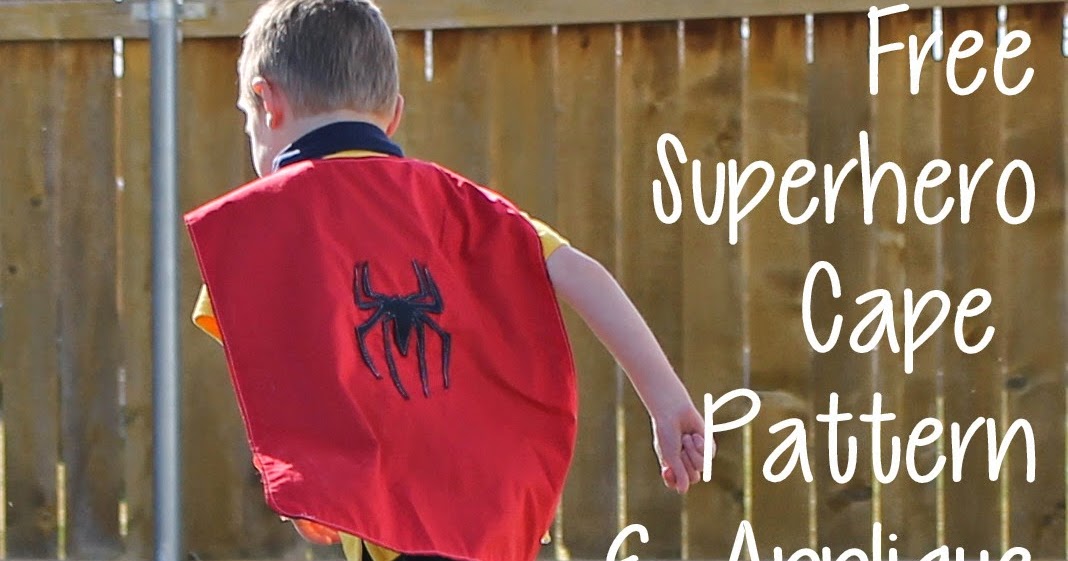 FREE Superhero Capes for Make Believe Week | Sew Simple Home
