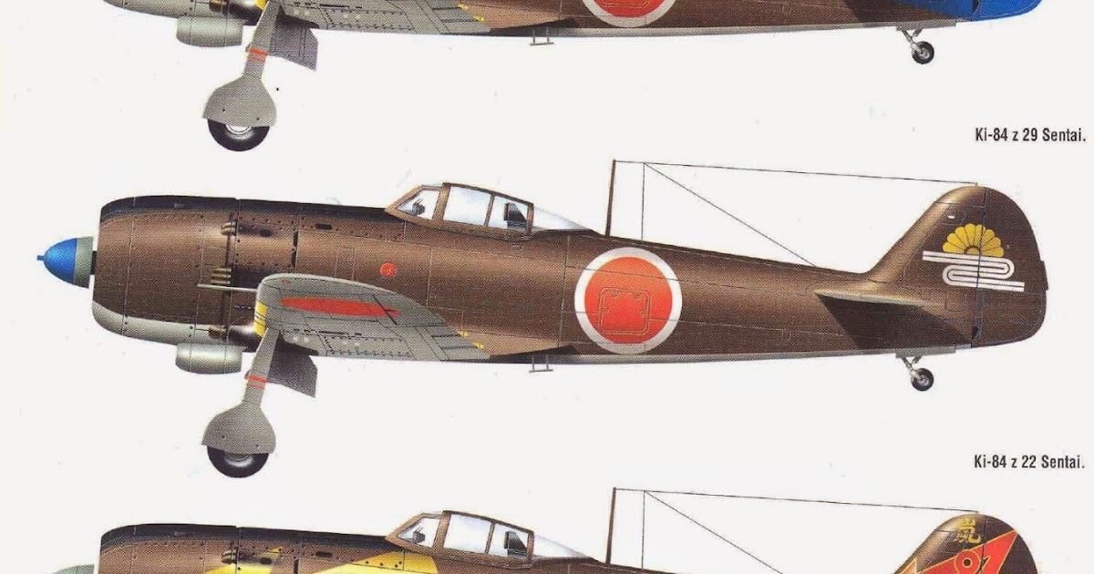 Japanese Aircraft of WWII: Nakajima Ki 84 Hayate 'Frank'