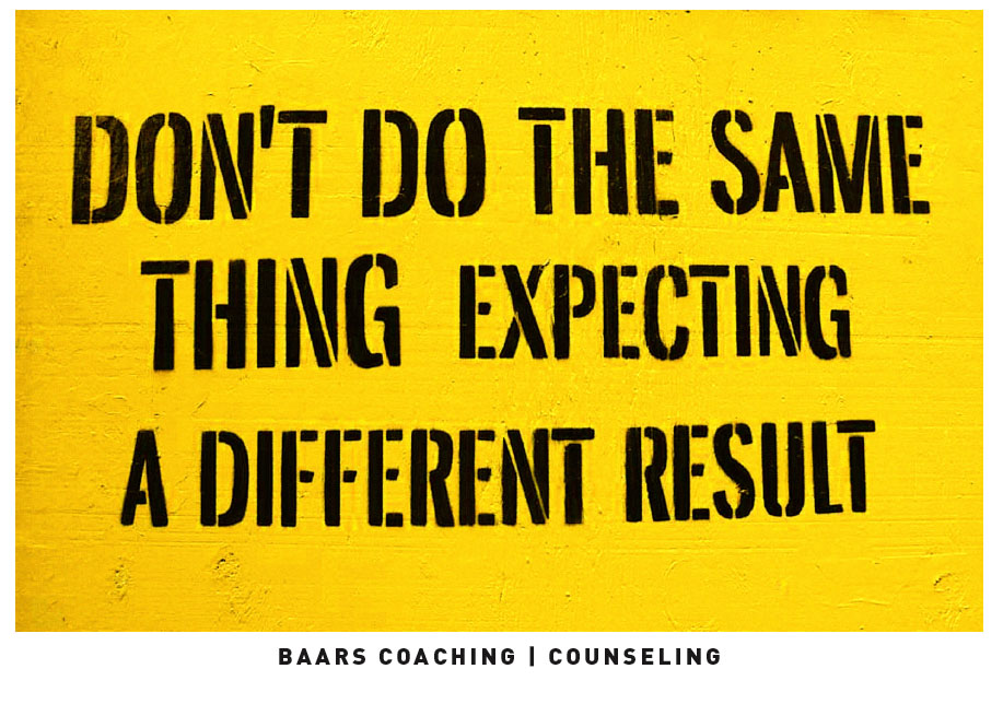 De definitie van ‘insanity’. - Coaching Robert Baars